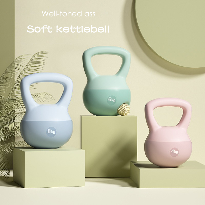 Hot Home Gym Bodybuilding Colorful Soft PVC Kettlebell Sand Kettlebell Kg