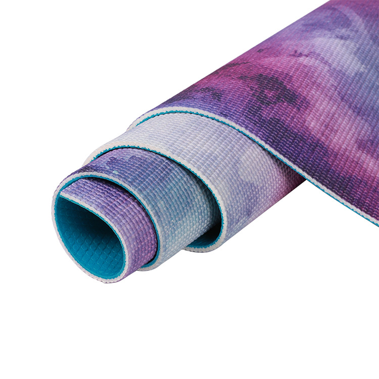 Custom Colorful Printed Sticky PVC Yoga Mat Ultimate Cushion