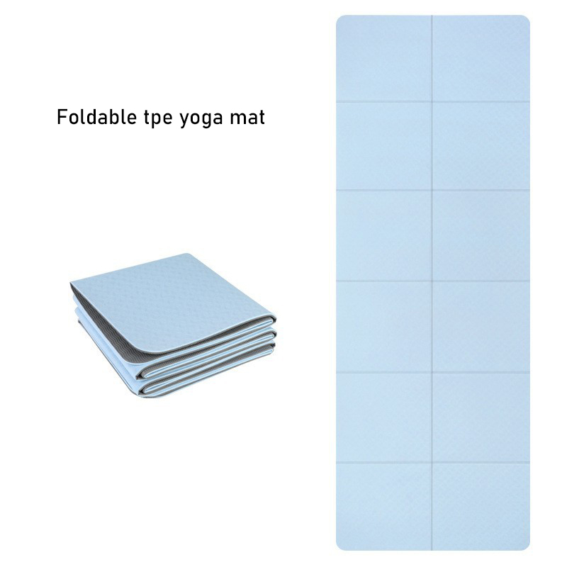 Eco Friendly Foldable Non-Slip Dynamic Rebound Grippy TPE Yoga Mat