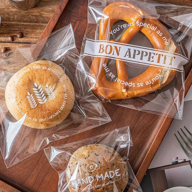 Eco Friendly Compostable Sandwich Cookie Clear Plastic Packaging Bags ...
