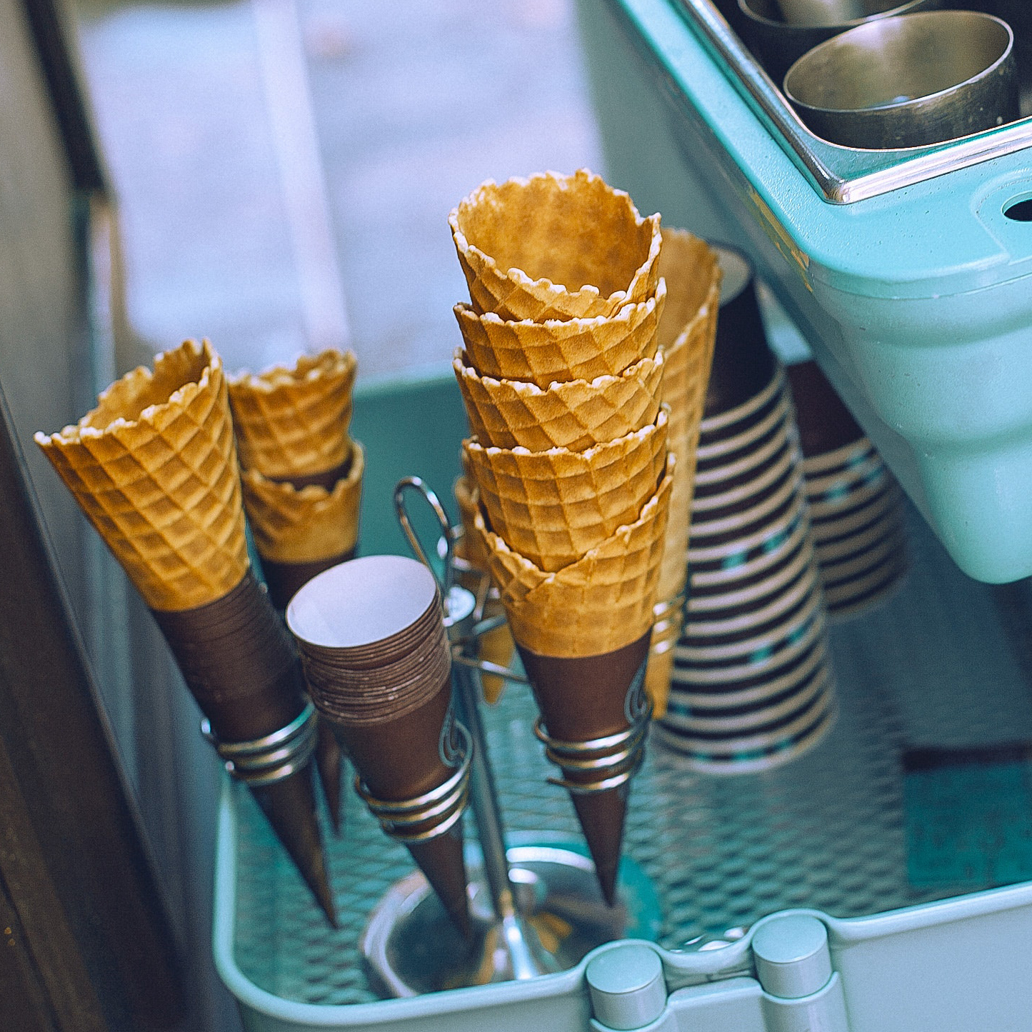 Ice cream paper cone