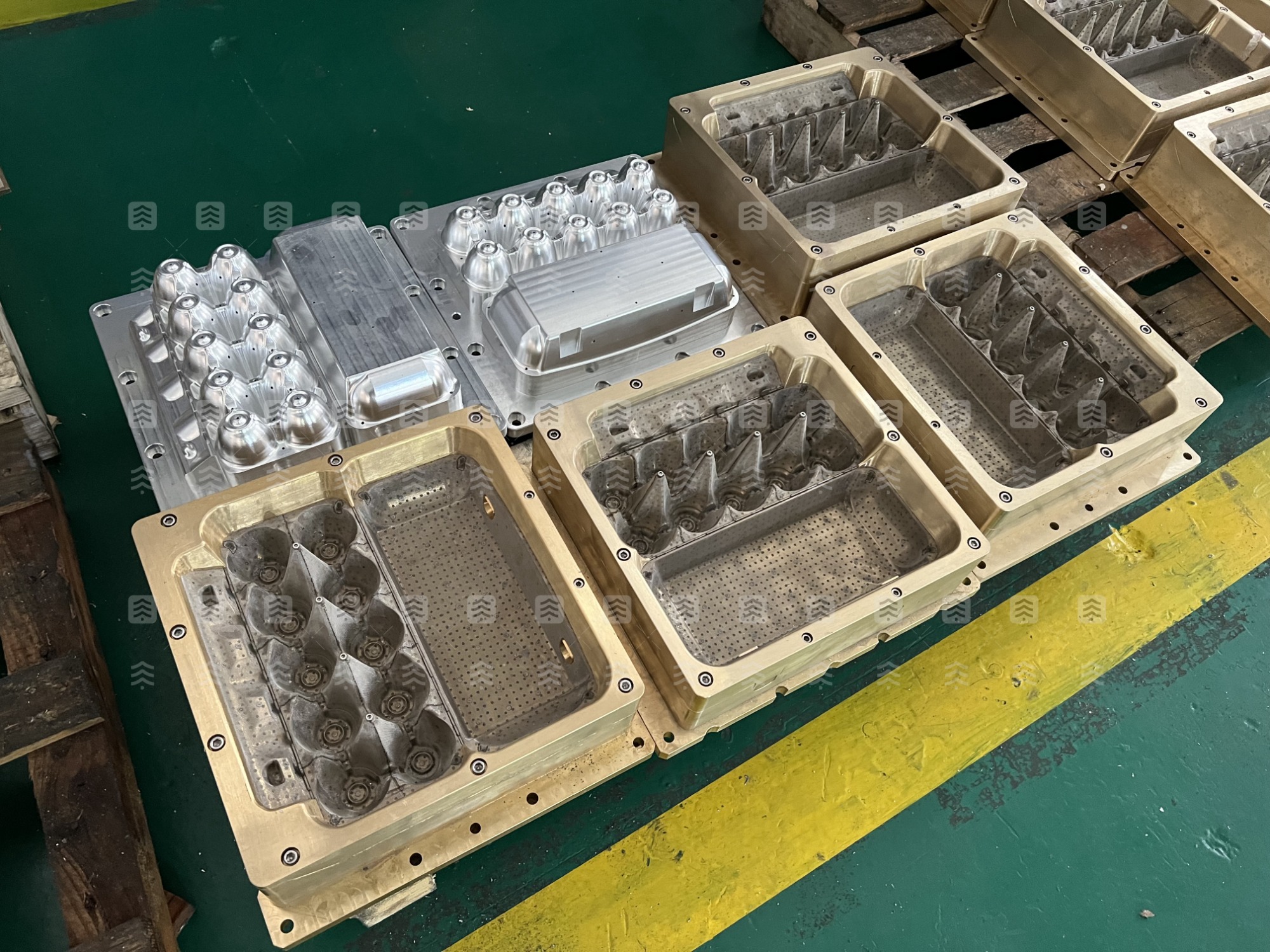 Dwellpac Eco Egg Carton Mold | Aluminum mold, designed for pulp molding ...