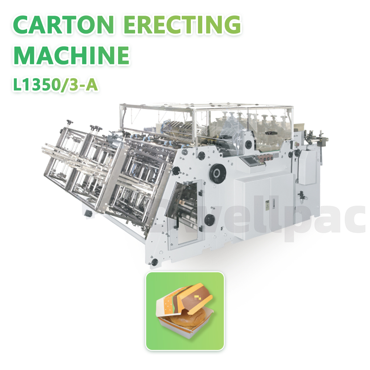 Carton Erecting Machine(Triple / Quadruple Lanes) L1350/3-A & L1560/4-A