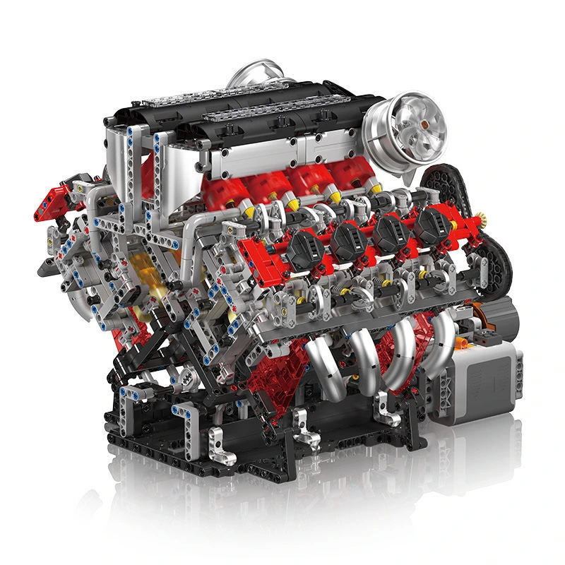 MOULD KING 10130 - F488 Supercar V8 Engine