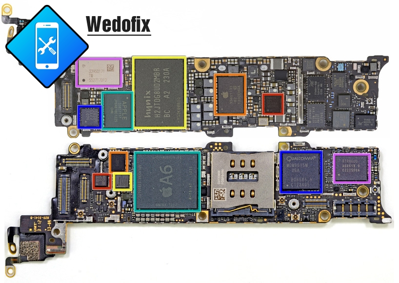 Touch IC Black White Touch IC 343S0694 BCM5976 M2800 for iPhone 5 6 6P ...