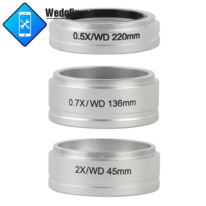 0.5X Barlow Lens Trinocular Microscope Objective Lens Extender Lens 0 ...