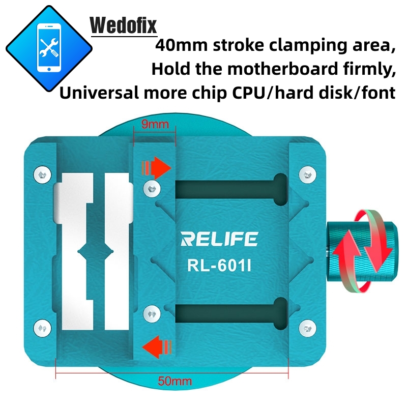 Relife Mini Universal Chip Solder Fixture 360 Degree Rotating Fixed ...
