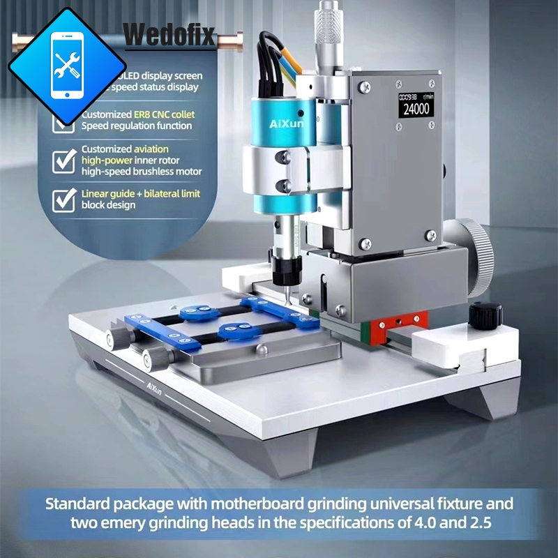 Aixun 2nd BGA Chip Grinding Machine Phone Motherboard NAND CPU WiFi ...