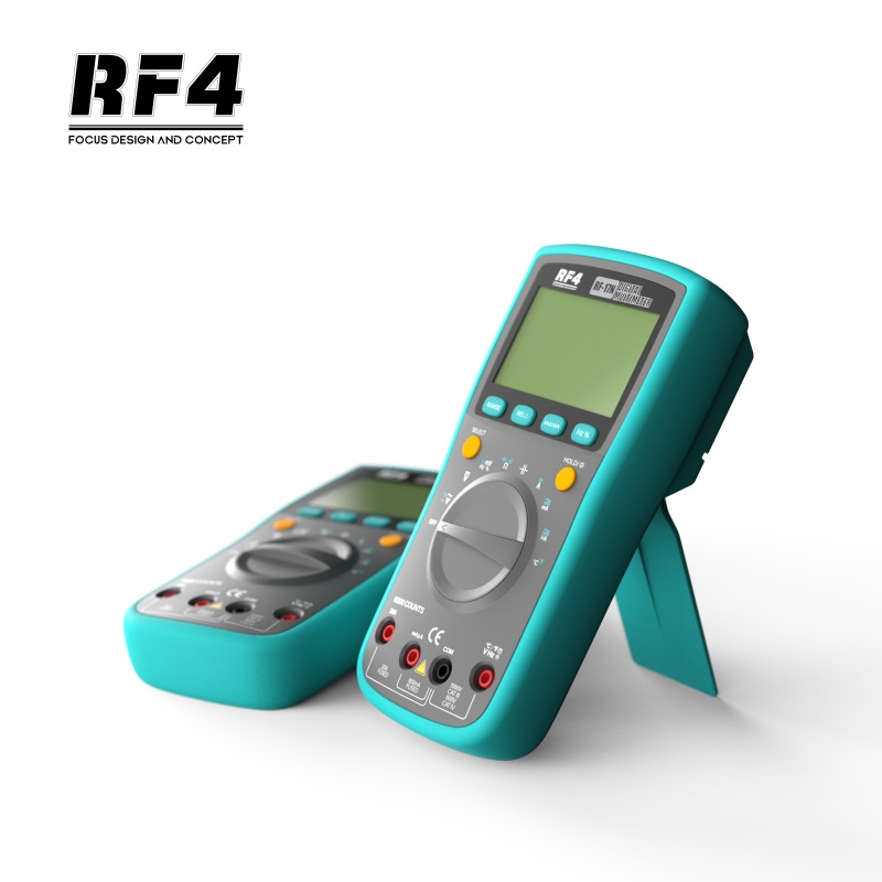 RF4 17N Multimeter Auto Range LCD Display Digital Multimeter Automatic ...