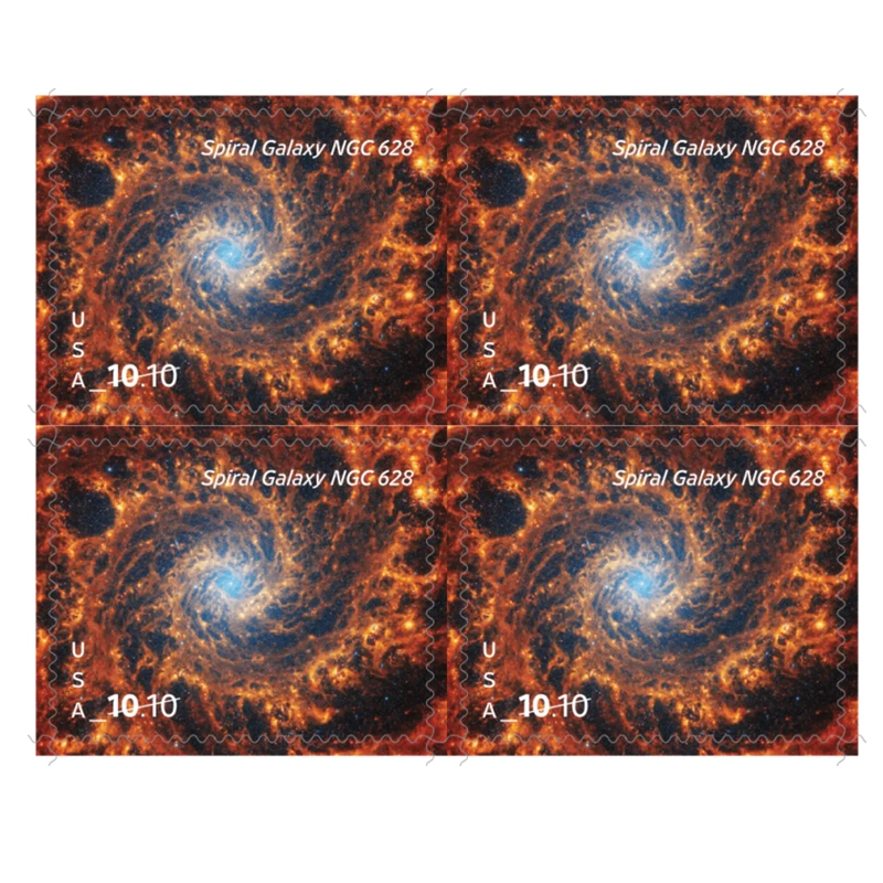 Spiral Galaxy Stamps, Sheet of 4Priority Mail Stamp
