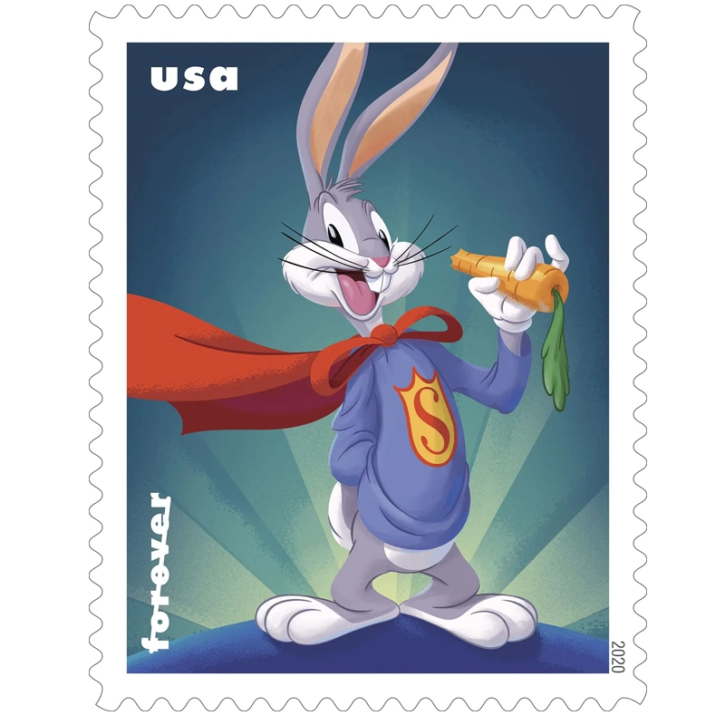 USPS Bugs Bunny Forever Postage Stamps