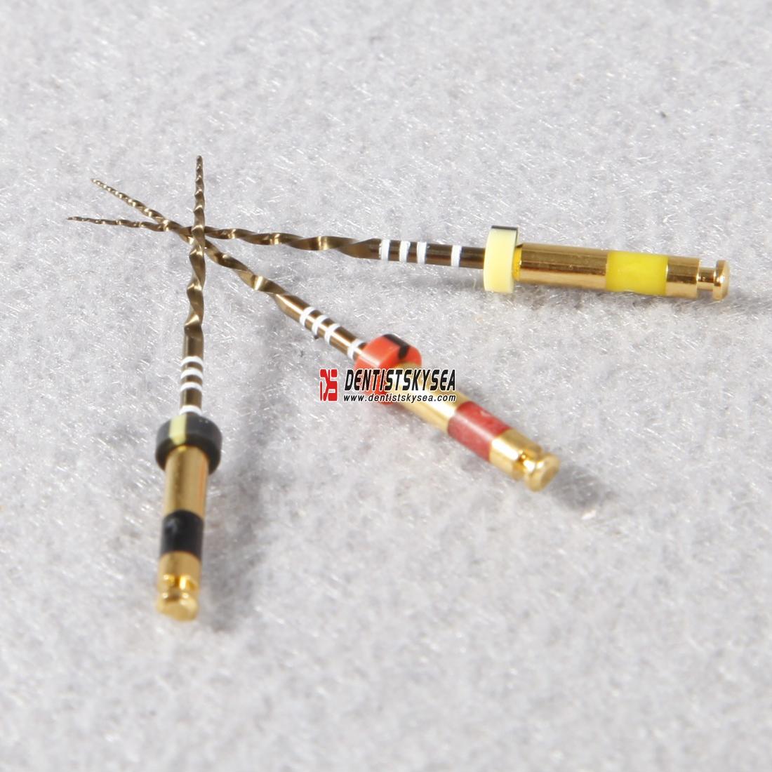 Dental Endodontic Reciprocating Files TF3 Gold 25 mm Assorted No.20/25/40,