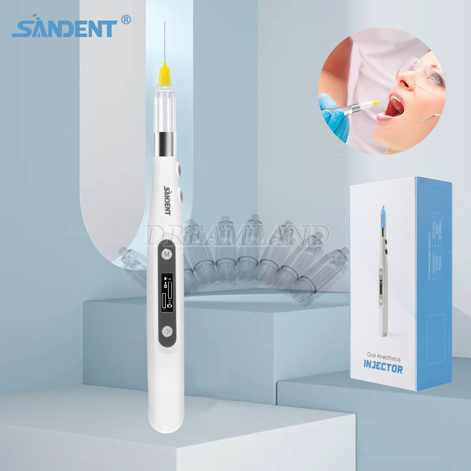 Woodpecker Style Dental Painless Oral Local Anesthesia Injection Device ...