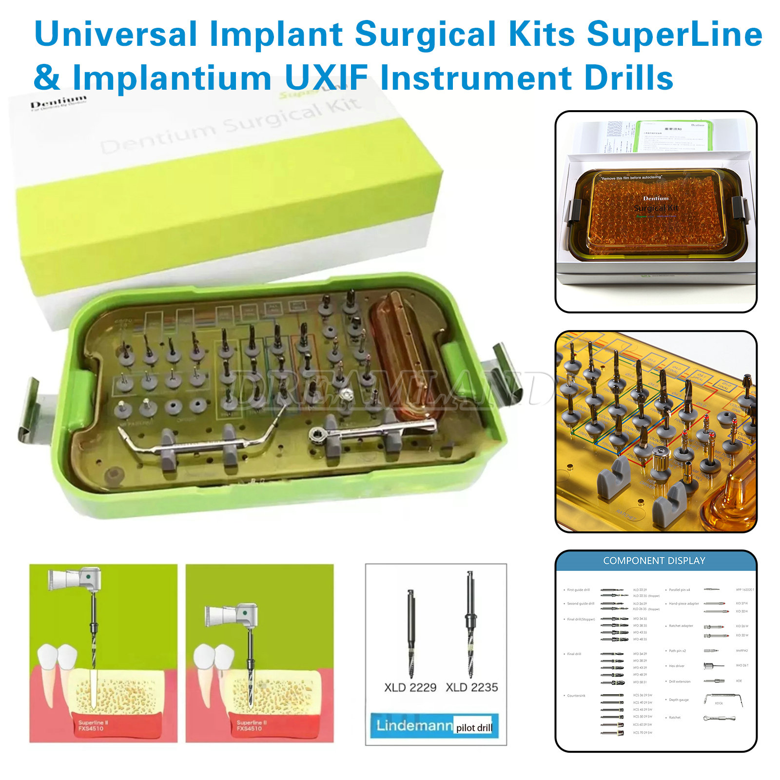 CAS Sinus Lift Implant Advanced Super Line Implantium Surgical Kit ...