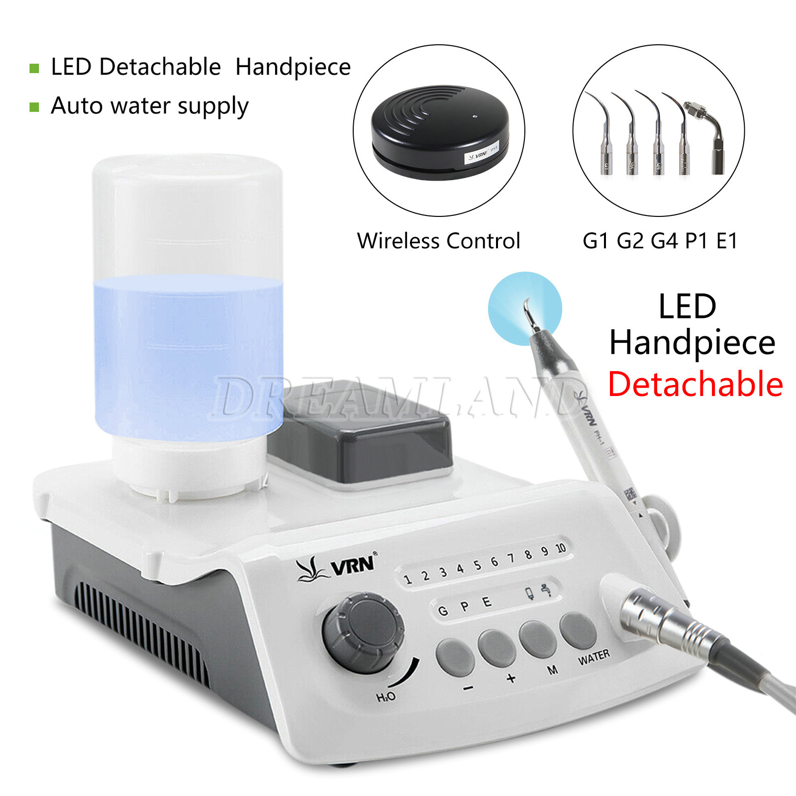 For Cavitron Dental Ultrasonic Scaler SKYSEA fit EMS Handpiece Tip+2 ...