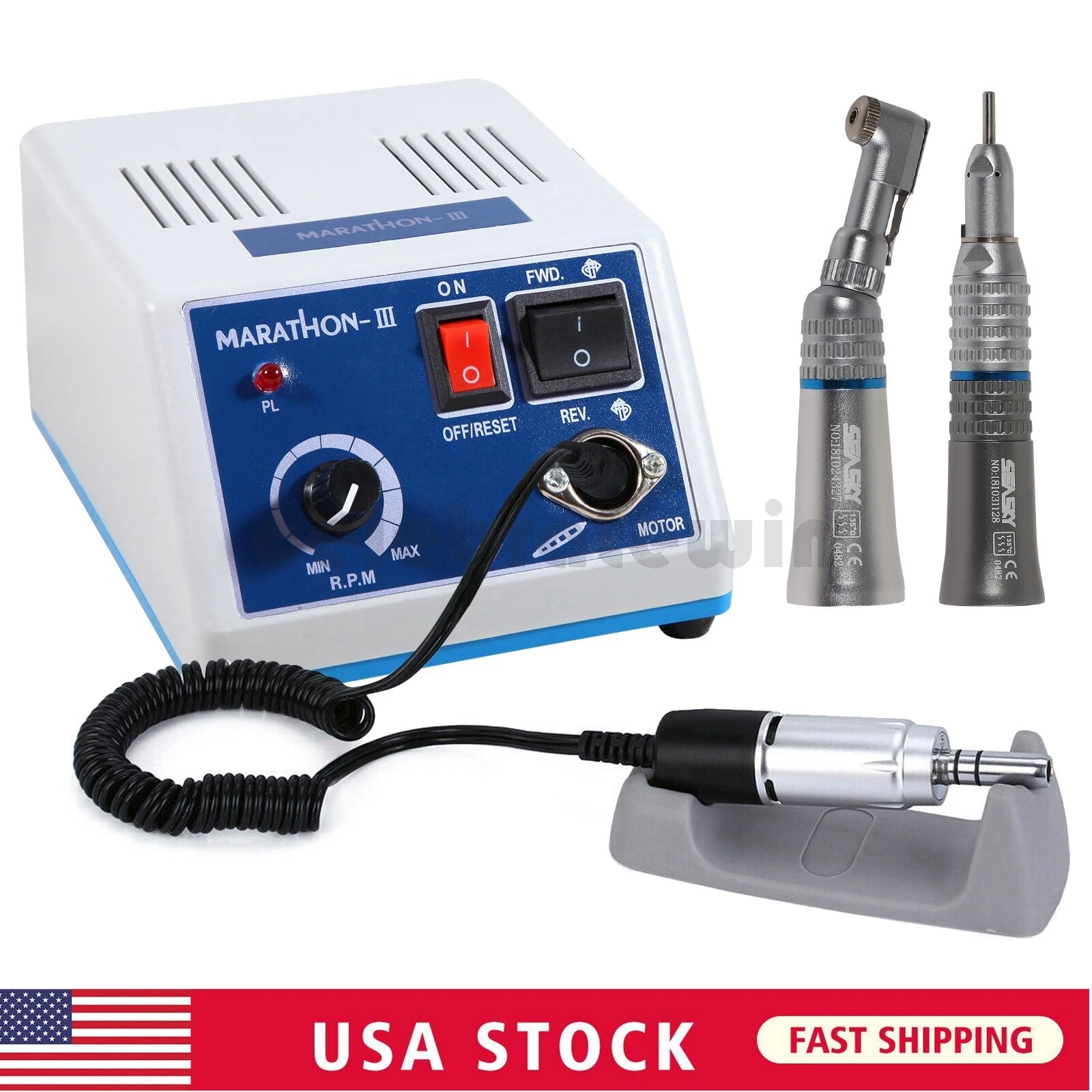 Dental Lab Marathon Micromotor Polisher Machine N3/E-type handpiece ...