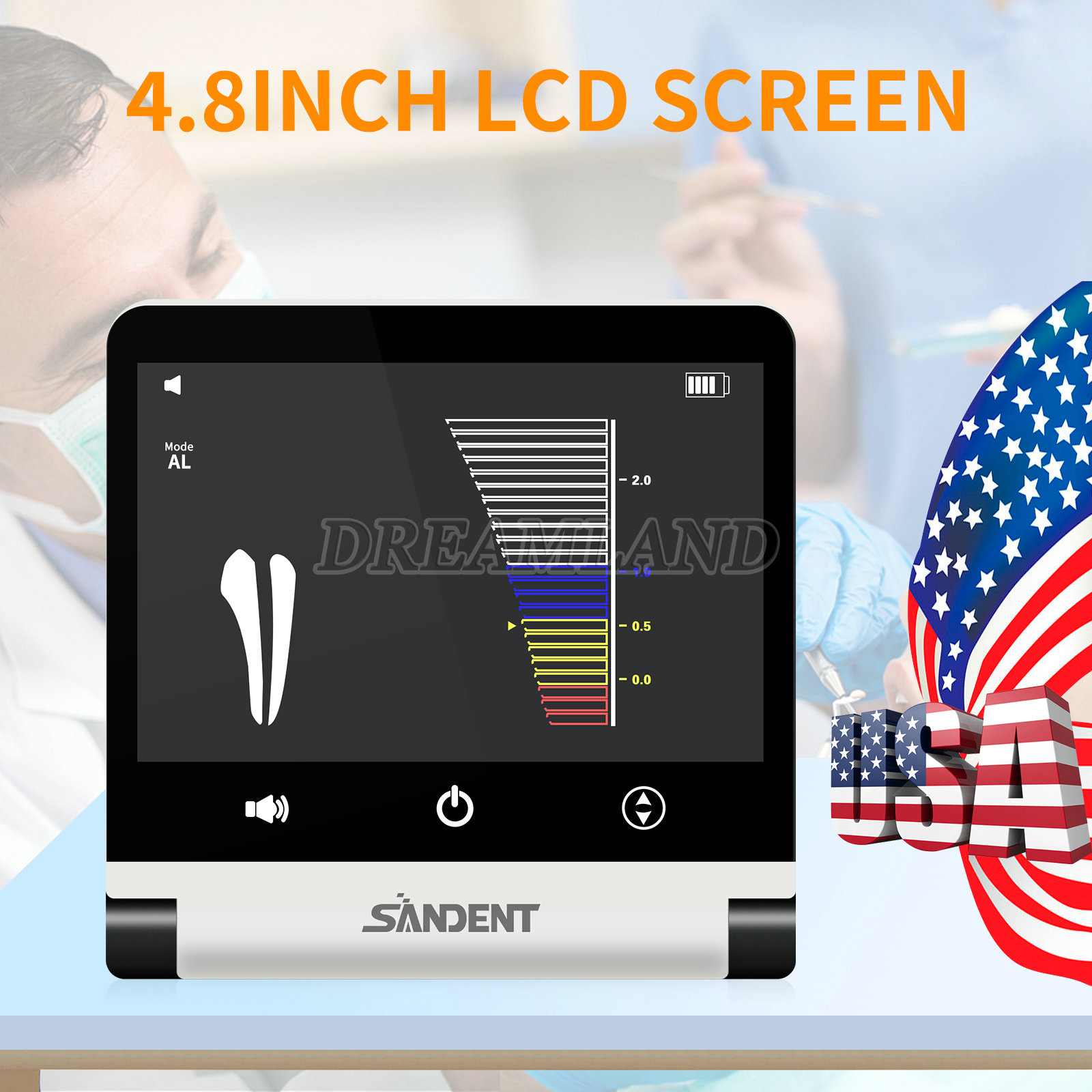 Dental Endodontic Apex Locator Root Canal Finder Meter Measurement ...