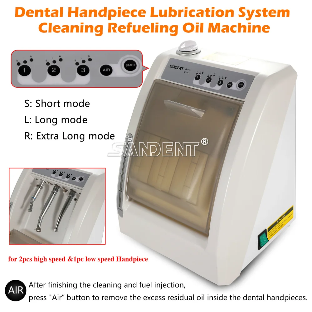 Dental Automatic Handpiece Maintenance Lubrication System Oiling ...