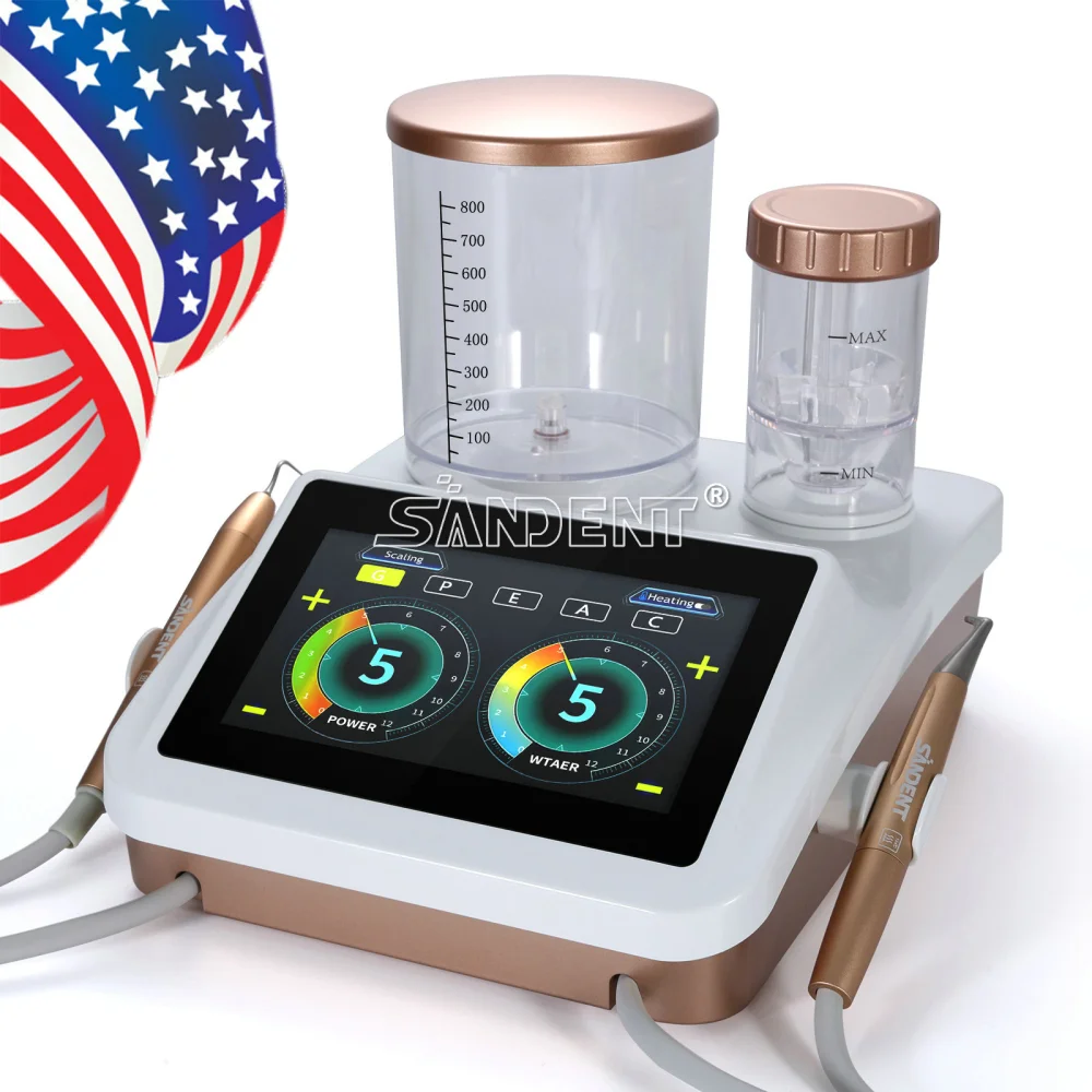 2 in 1 Dental Ultrasonic Scaler Air Polisher Sandblasting Perio Therapy ...