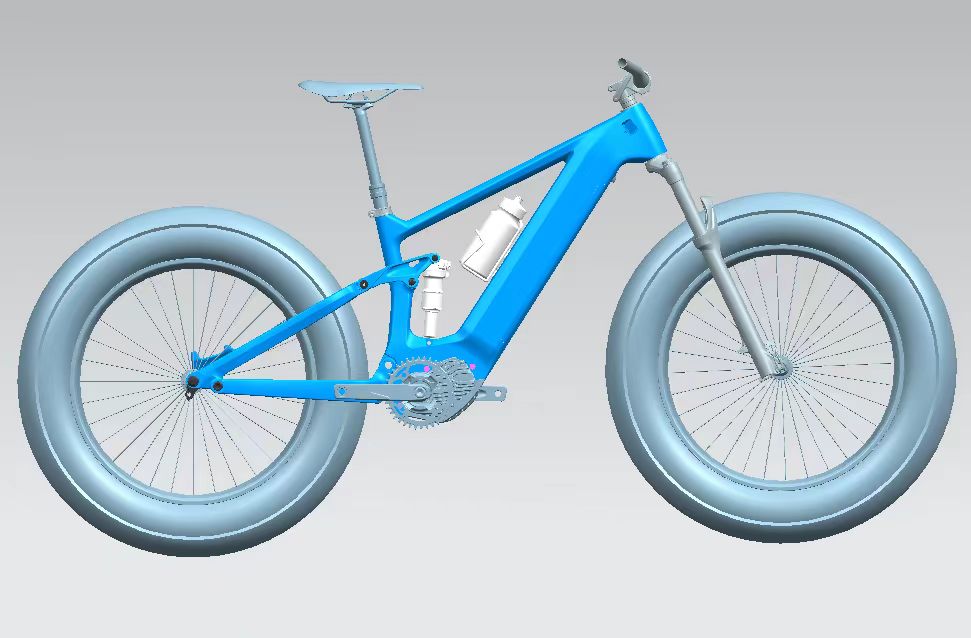 CS-EF-01 E-fatbike frame,Carbon Framesets