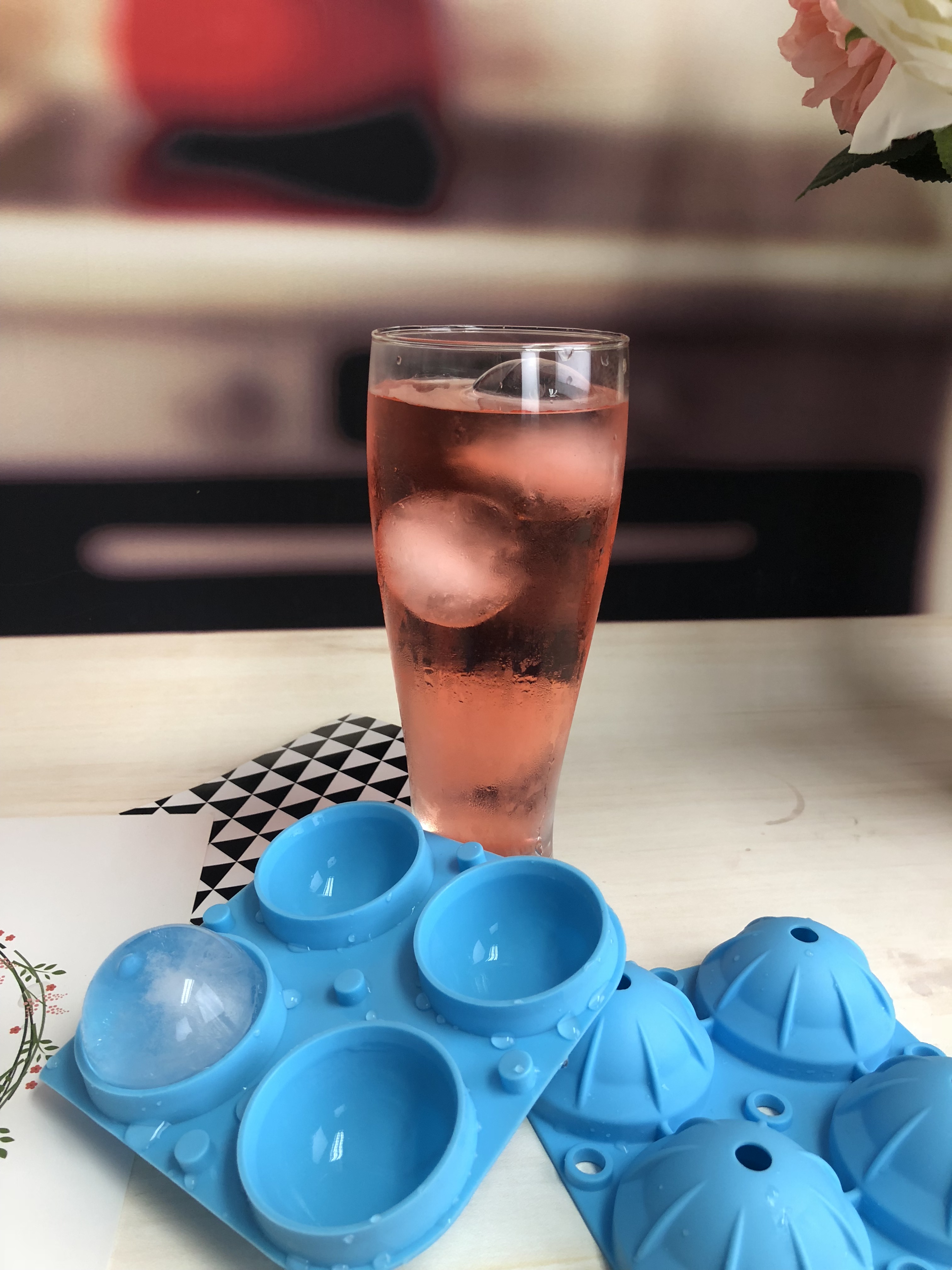 silicone ice ball | IC052 4 Cavity ice ball