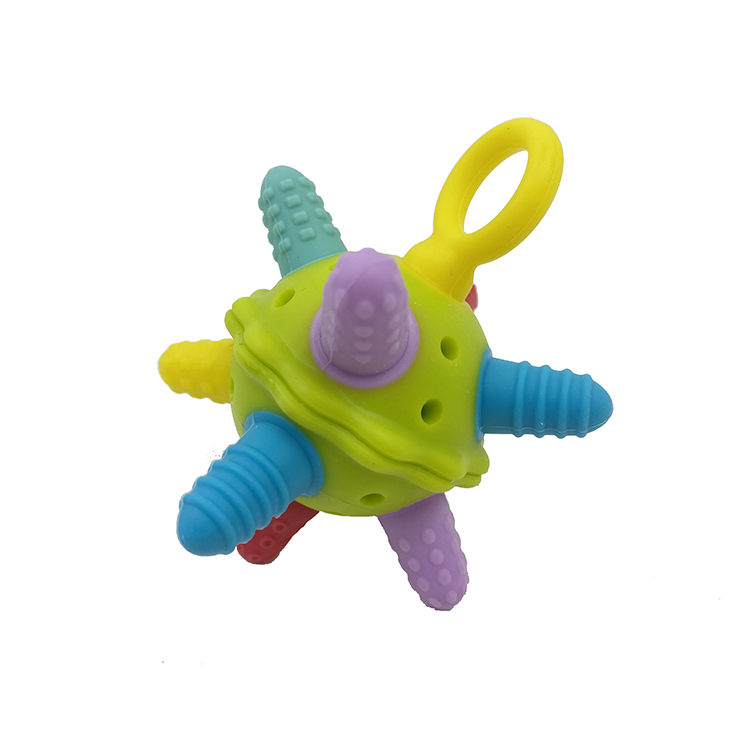 BT011-7 Upgraded Silicone teether ball(Big) | Silicone teether