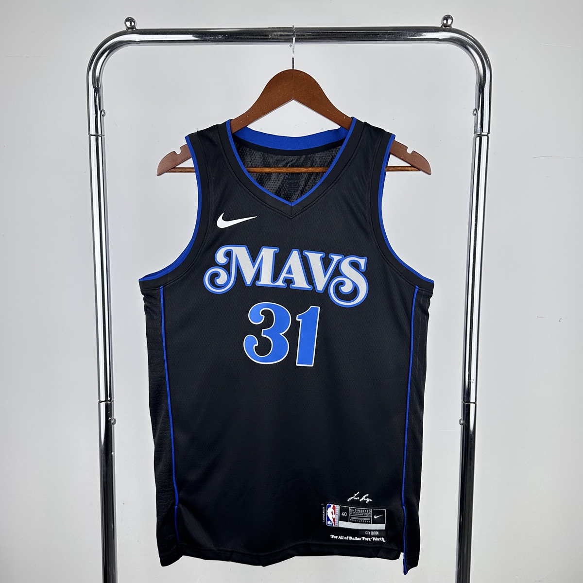 Dallas Mavericks 24 seasons Mavericks City Edition No. 31 Thompson ...