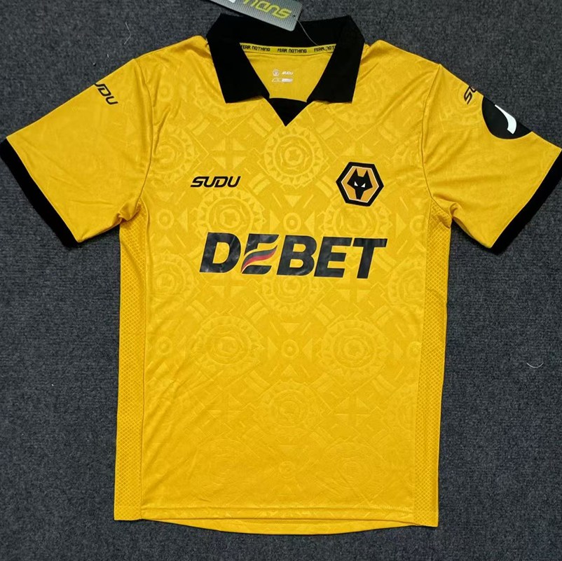 Fan version 2025-26 Wolves Home Football Jersey,Fan version