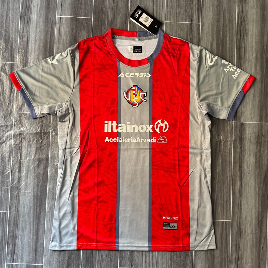 Fan version 2025-26 Cremonese Home Football Jersey,Fan version