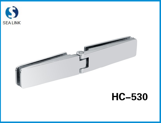 Large torsion counter balance double shower glass door flap hinge
