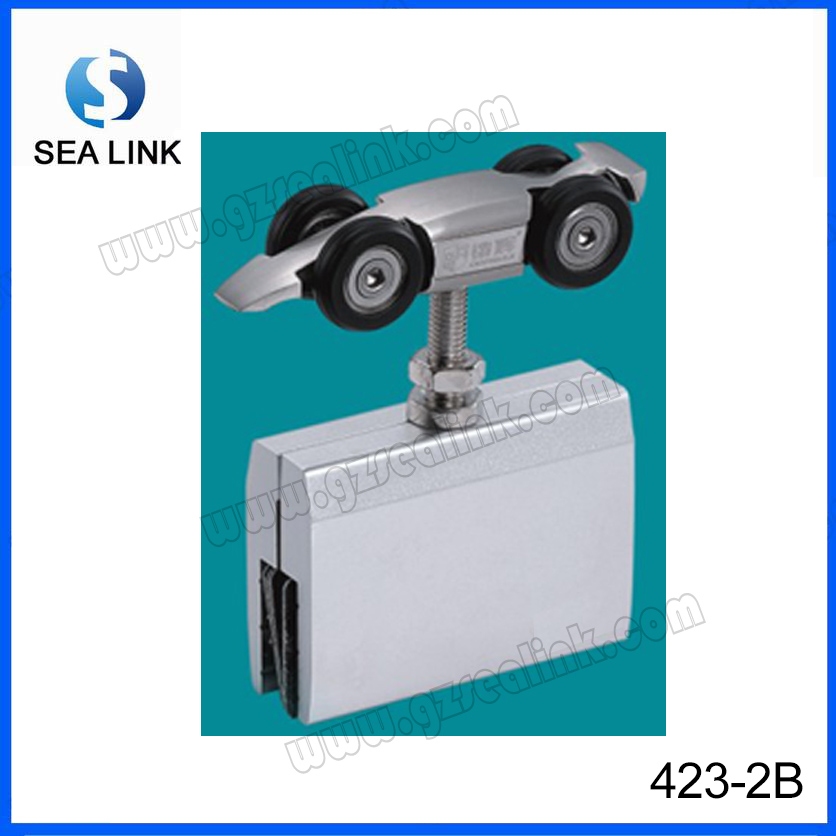 slide wheel glass door