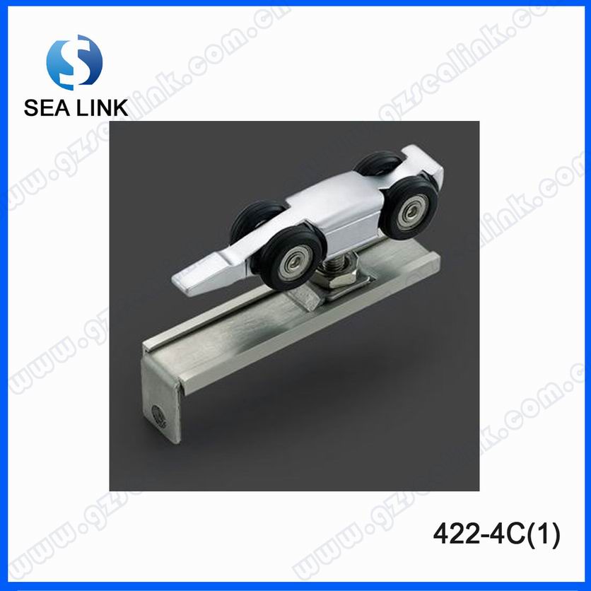 slide wheel wooden door system