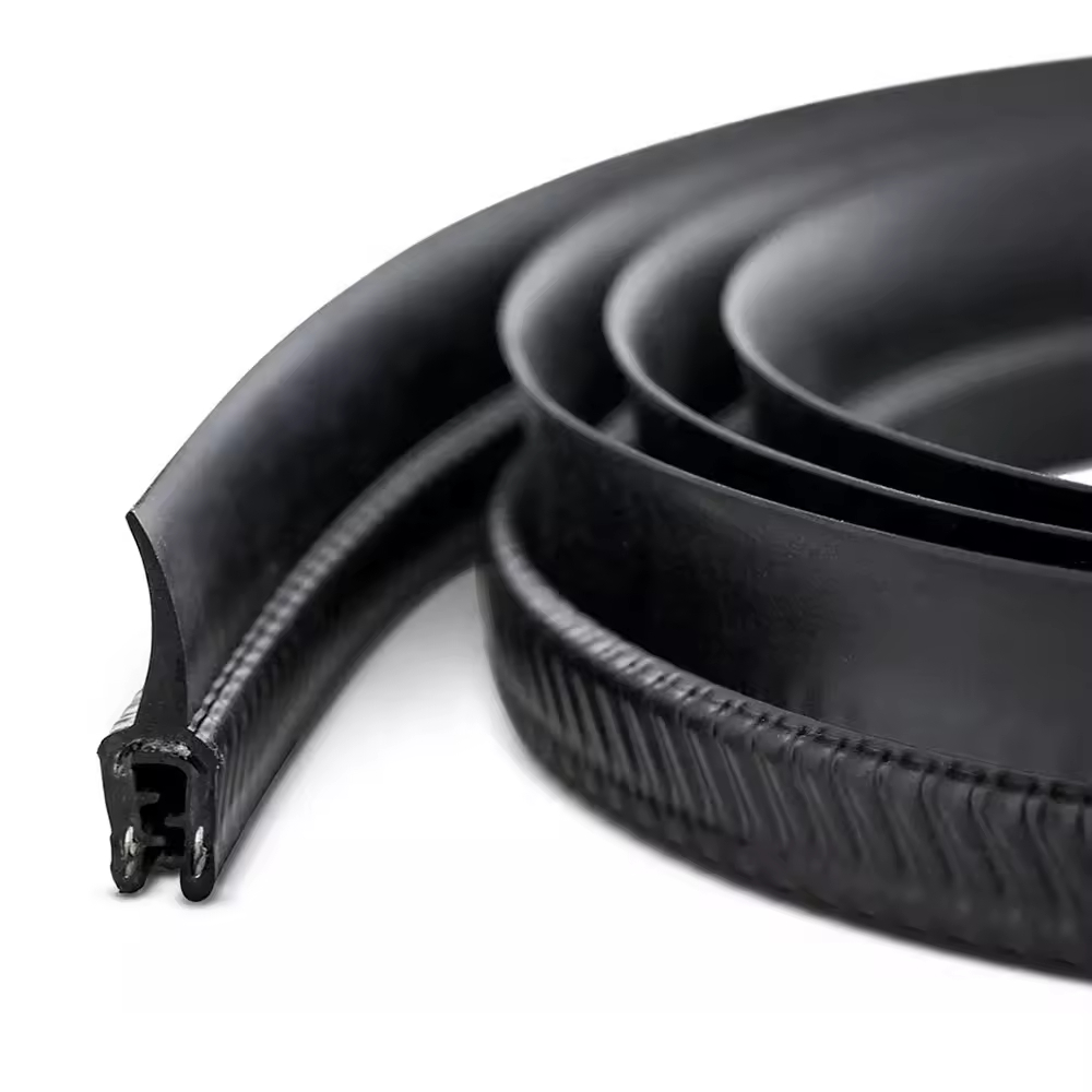 EPDM Dense Rubber Flap Seal with Steel Wire Carrier | ZYXrubber
