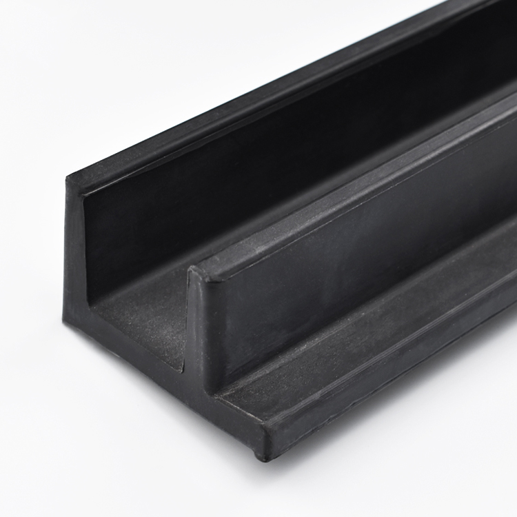 Extra Large Black Rubber U Channel Edge Protective Seal