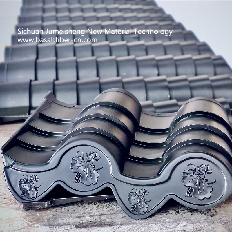 Basalt fiber house tile,Basalt material,Basalt tile