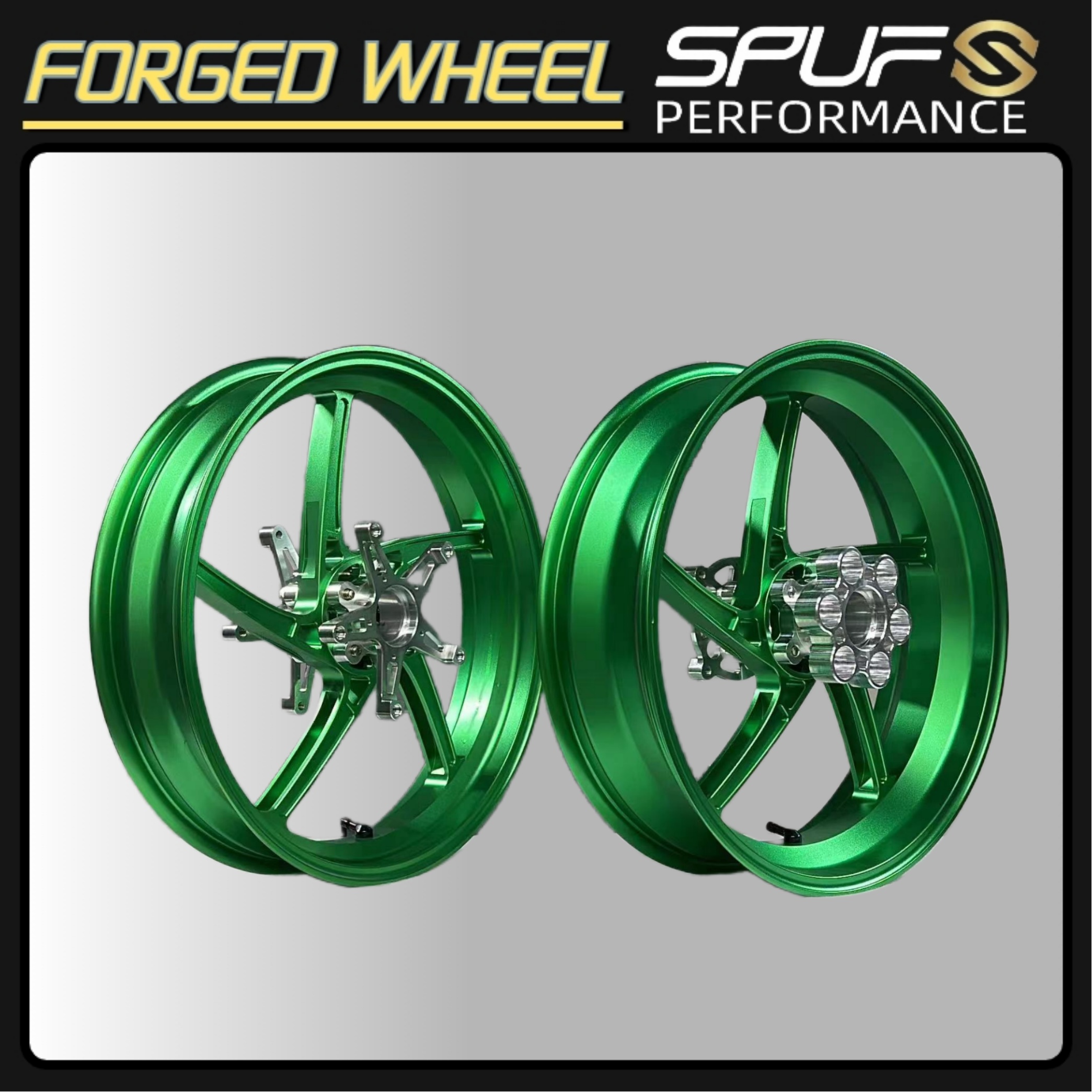 SPUF-PERFORMANCE KAWASAKI ZX6R light weight aluminum forged wheel rim ninja