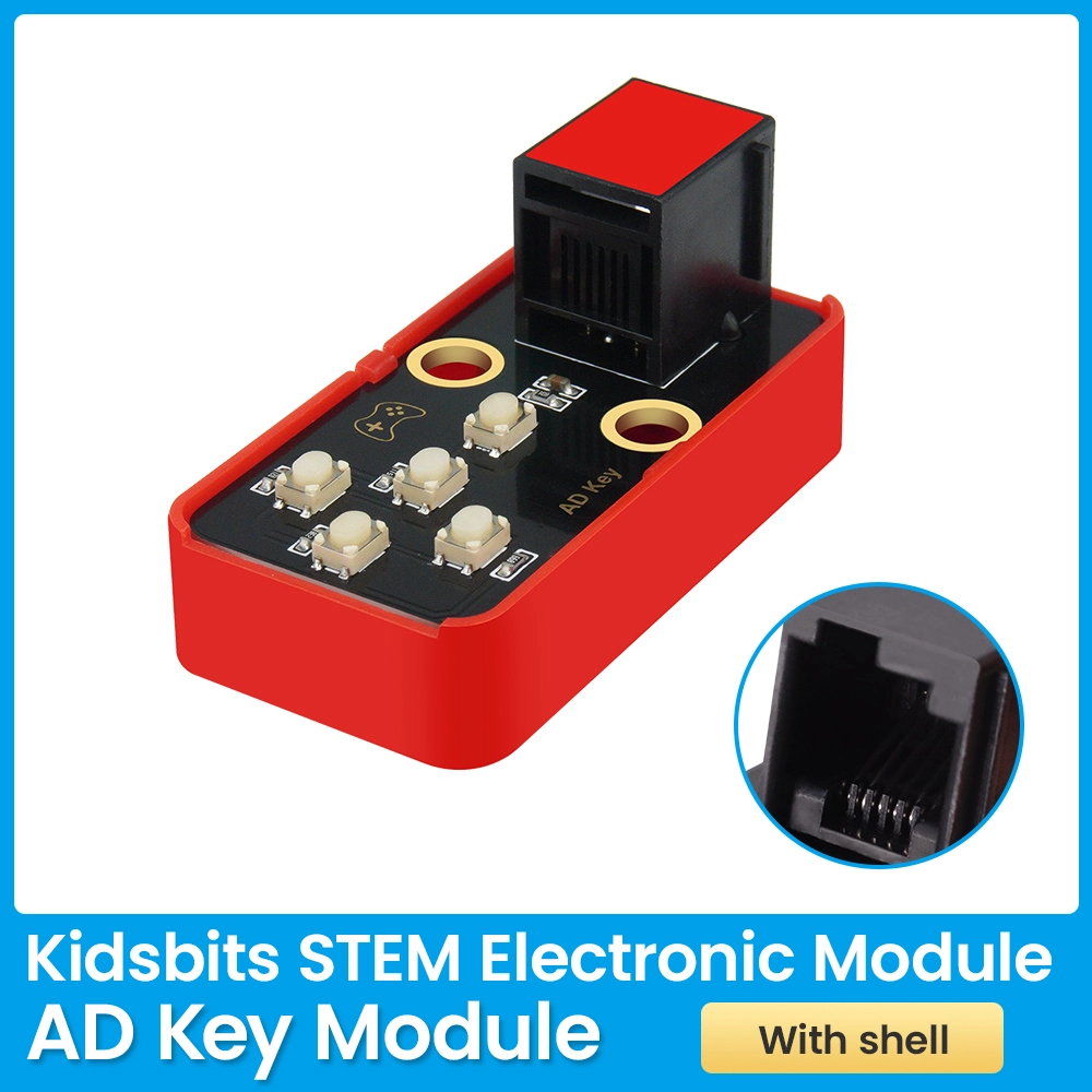 Kidsbits STEM Electronic Module AD Key Module With shell For Arduino