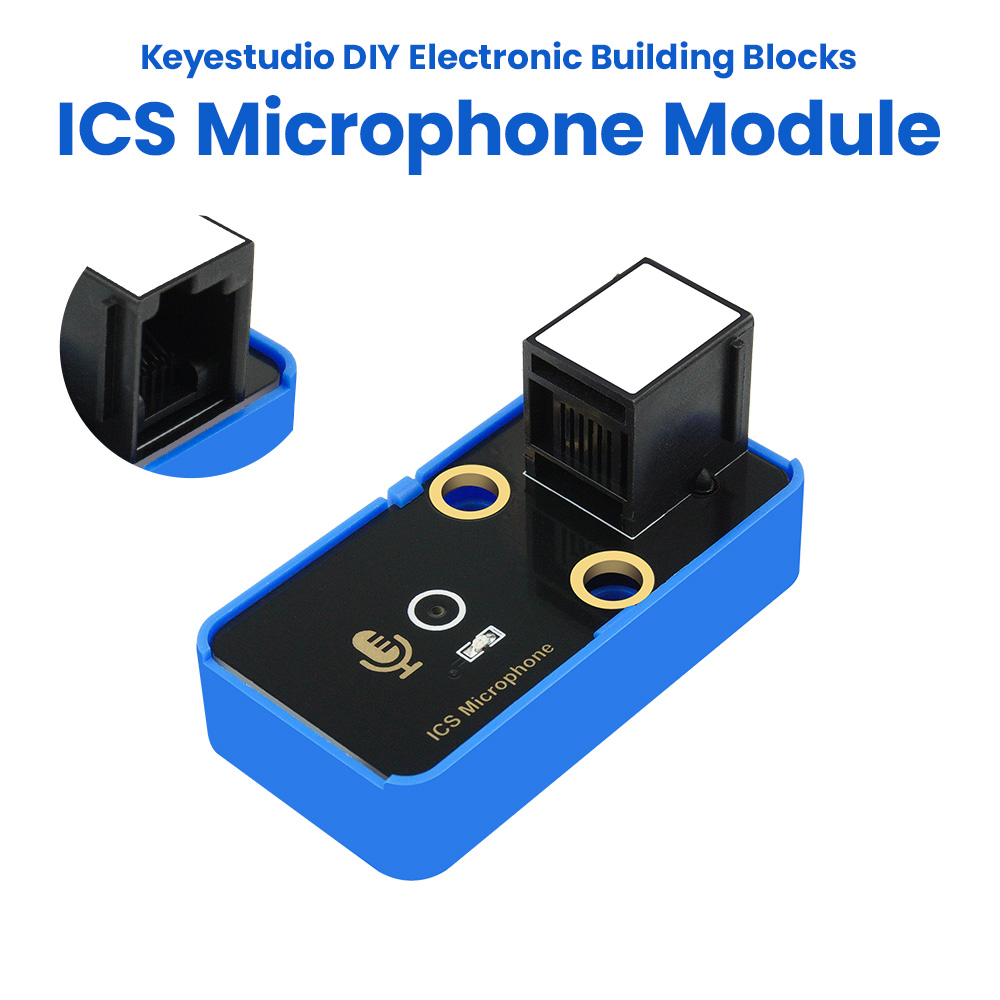 Keyestudio DIY Electronic Building Blocks ICS Microphone Sensor Module ...