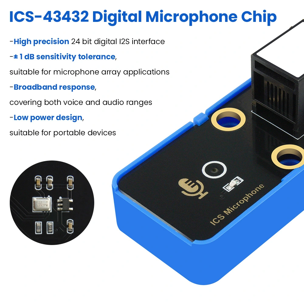 Keyestudio DIY Electronic Building Blocks ICS Microphone Sensor Module ...