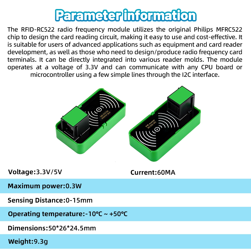 Kidsbits STEM Electronic RFID-RC522 Card Module With Shell Compatible ...