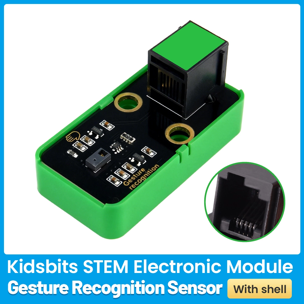 Kidsbits PAJ7620 Gesture Recognition Sensor 9 Gestures I2C Interface For Arduino Robot DIY STEM ...