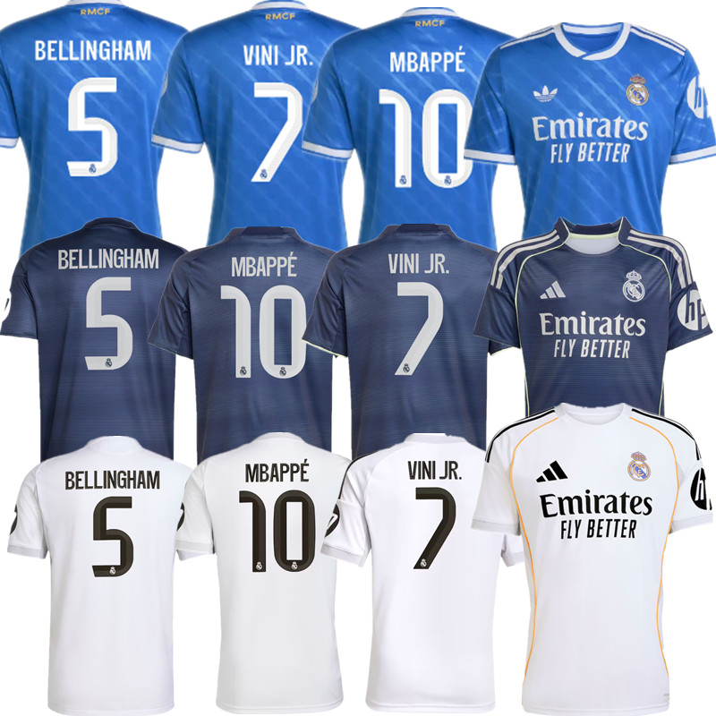 New Real Madrid jersey Home and away 2025 2026 Real Madrid soccer ...