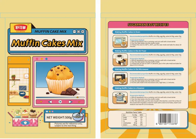 Classic Muffin Mix - Sugar-Free & Organic by Sugarmanfood