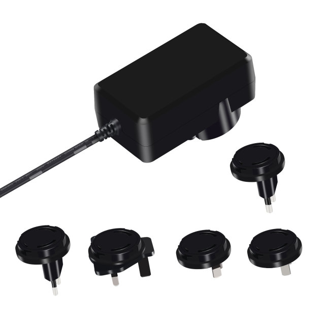 12W Series AC To DC Interchangeable Plugs Adapters