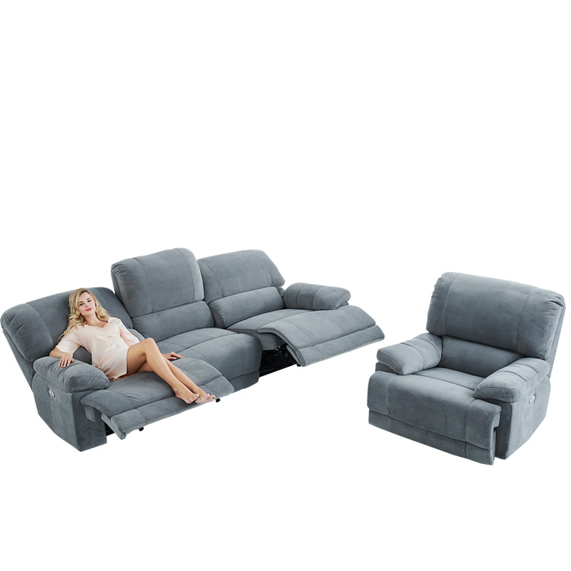 Electric multi-functional retractable sofa, leathaire fabrics sofa ...