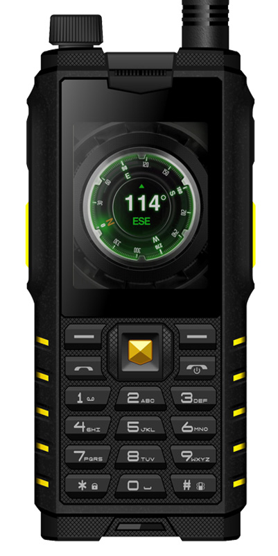 Uphone L2402 2.4 inch Rugged 4G IP68 waterproof Bar-type Dual model DMR with PoC radio 4500mAh ...