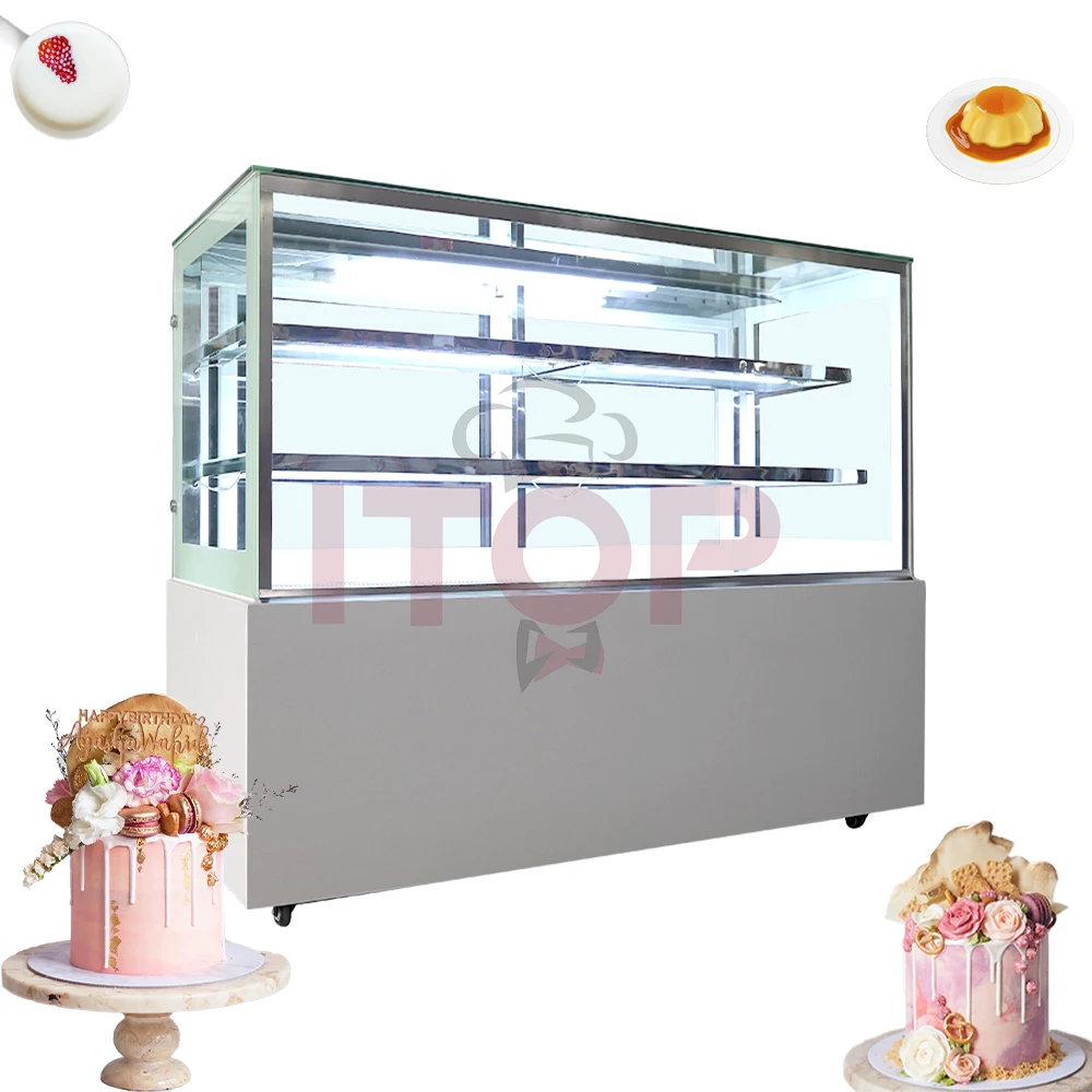Cake Display Refrigeration Showcase Refrigerator Bakery Cake Display ...