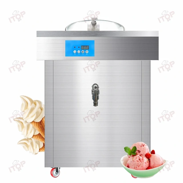 16L/H Continuous Churning Gelato Maker One Pots Fresh Fruit Ice Cream ...