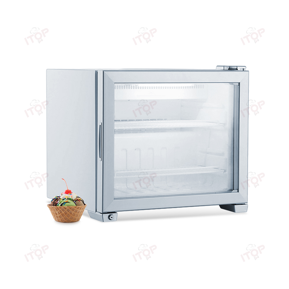 IT-SFF-49L Mini Bar 55L Transparent Door Cooler Mini Fridge ...