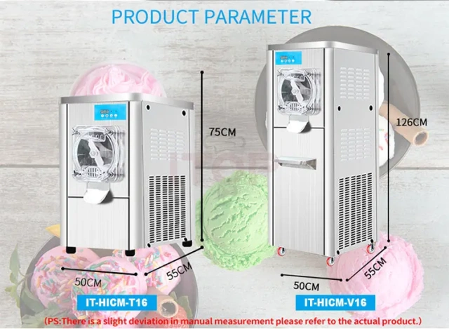 Vertical Type Large Production Hard Serve Ice Cream Maker Gelato Machine